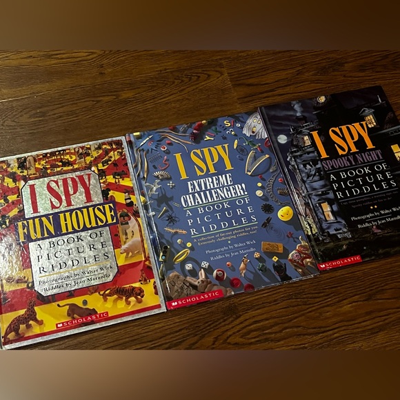 Scholastic | Games | 3 Scholastic I Spy Books Picture Riddles Look And ...